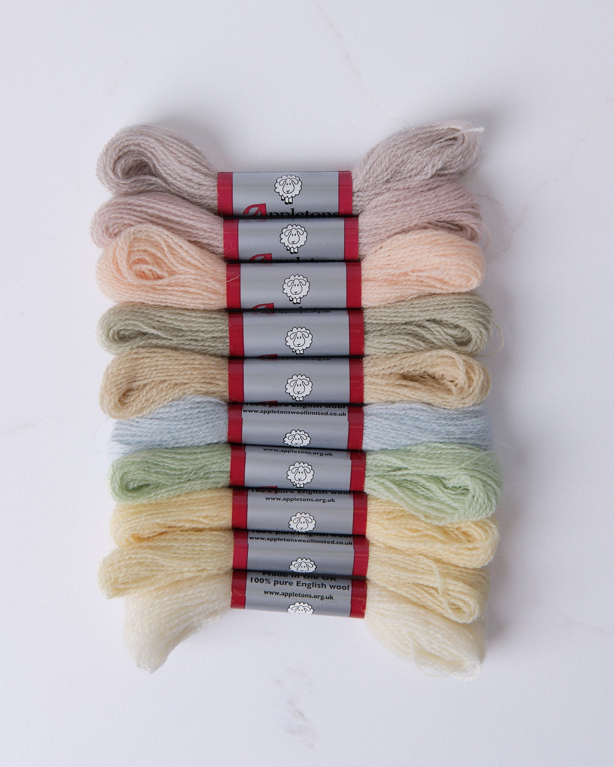 Hints of Color - Appletons Crewel Wool Skein Bundle - HM Nabavian